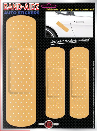 Band-aid Funny Auto Sticker Large | Epic Orders